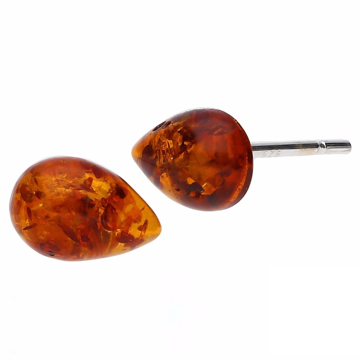 Amber Pear Shaped Studs – WILDE JEWELLERY
